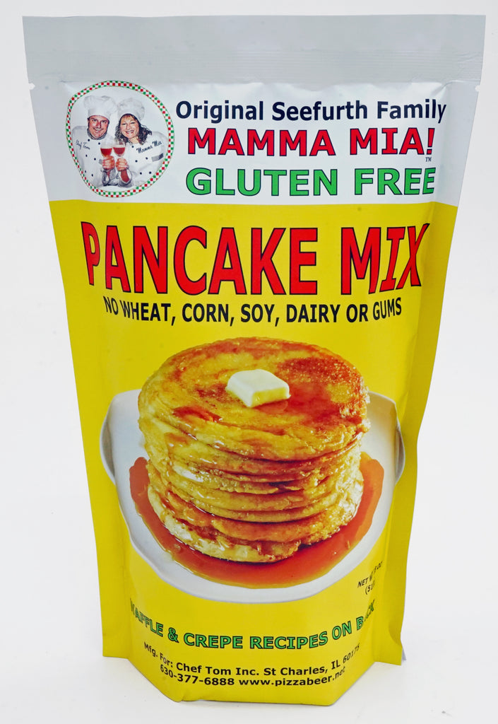 Mamma Mia! Gluten Free Pancake Mix - Small Batch Crafted - 18 oz ...